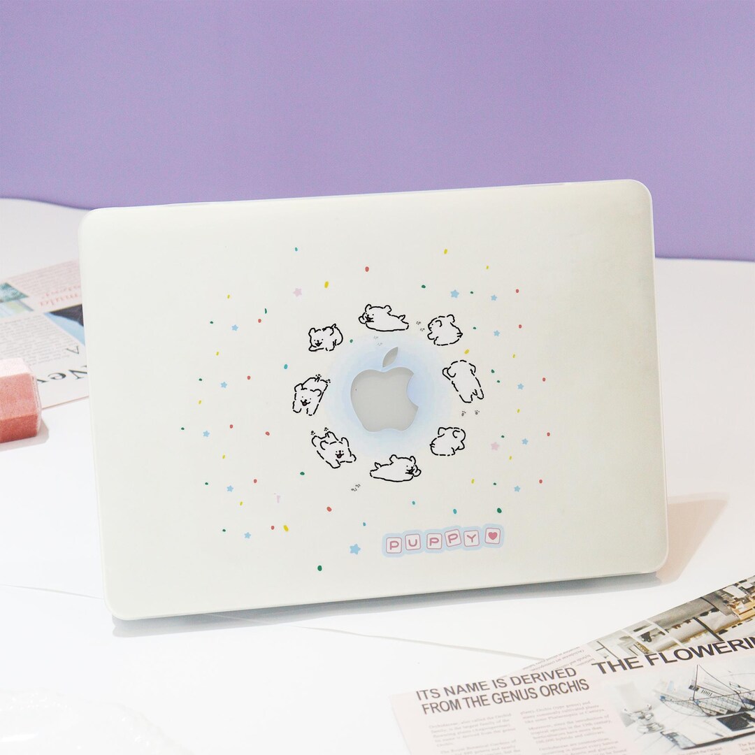 Cute Puppy Design Aesthetic MacBook Case for MacBook Air 13/15/11 & Pro ...