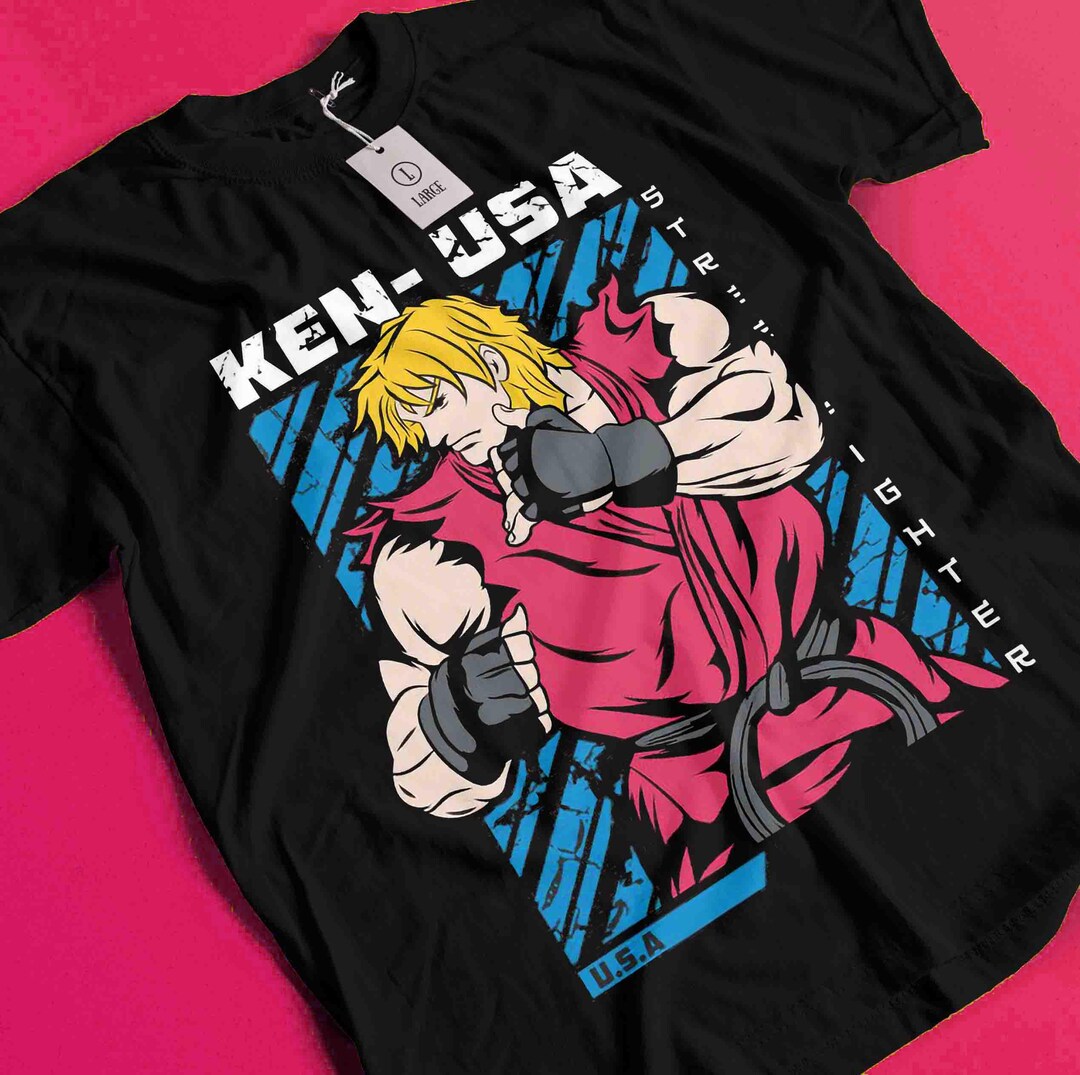 Retro Gaming T-shirt, Vintage Anime Waifu Shirt Unisex Chun Li SF2 ...