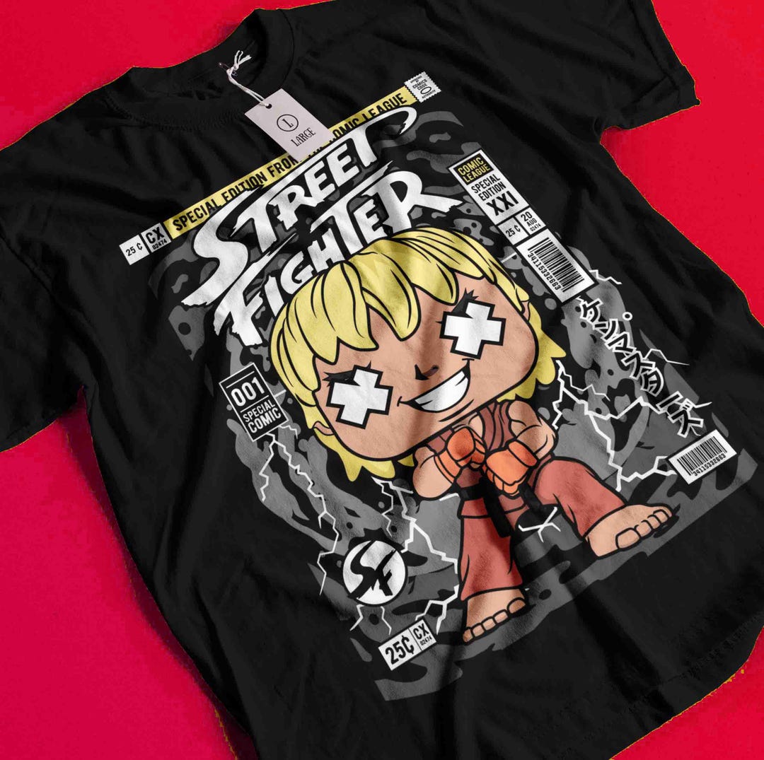 Retro Gaming T-shirt, Vintage Anime Waifu Shirt Unisex Chun Li SF2 ...