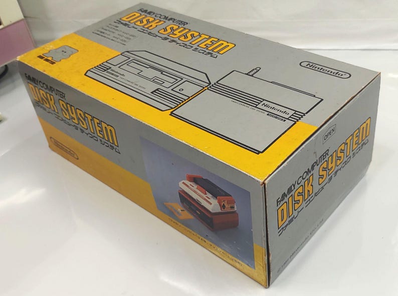 Nintendo Disk System - Rare First Model Released (new Belt & Working ...