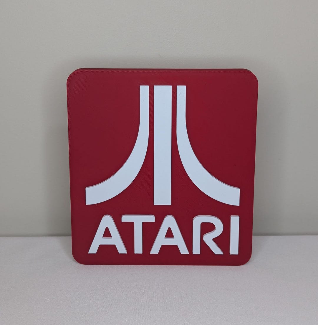 Atari 3 Logo Sign Display Plaque - Etsy