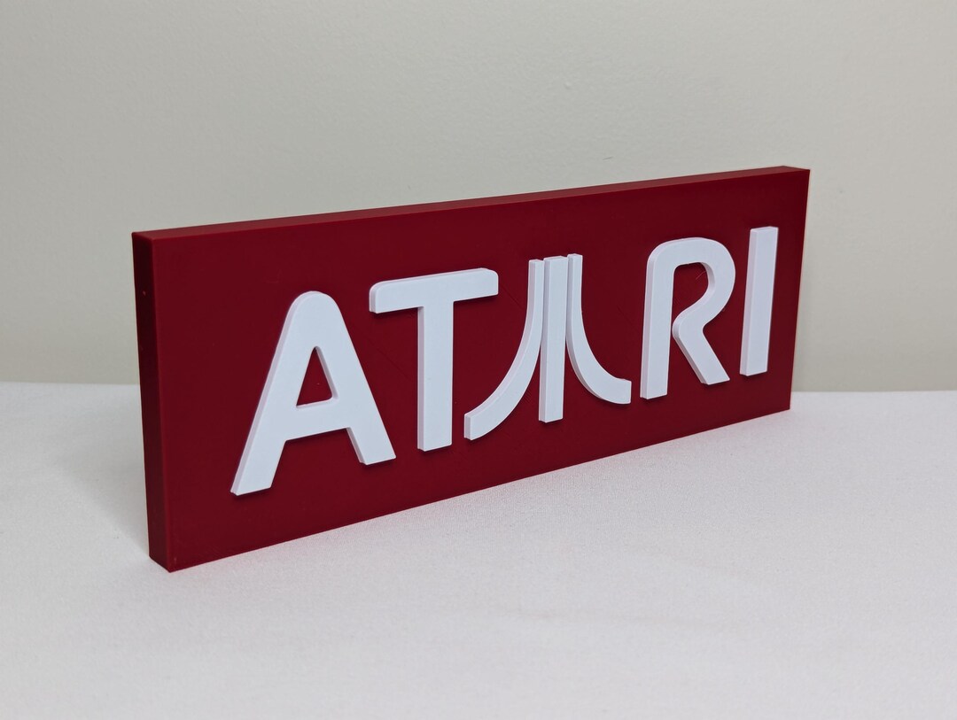 Atari 1 Logo Sign Display Plaque - Etsy