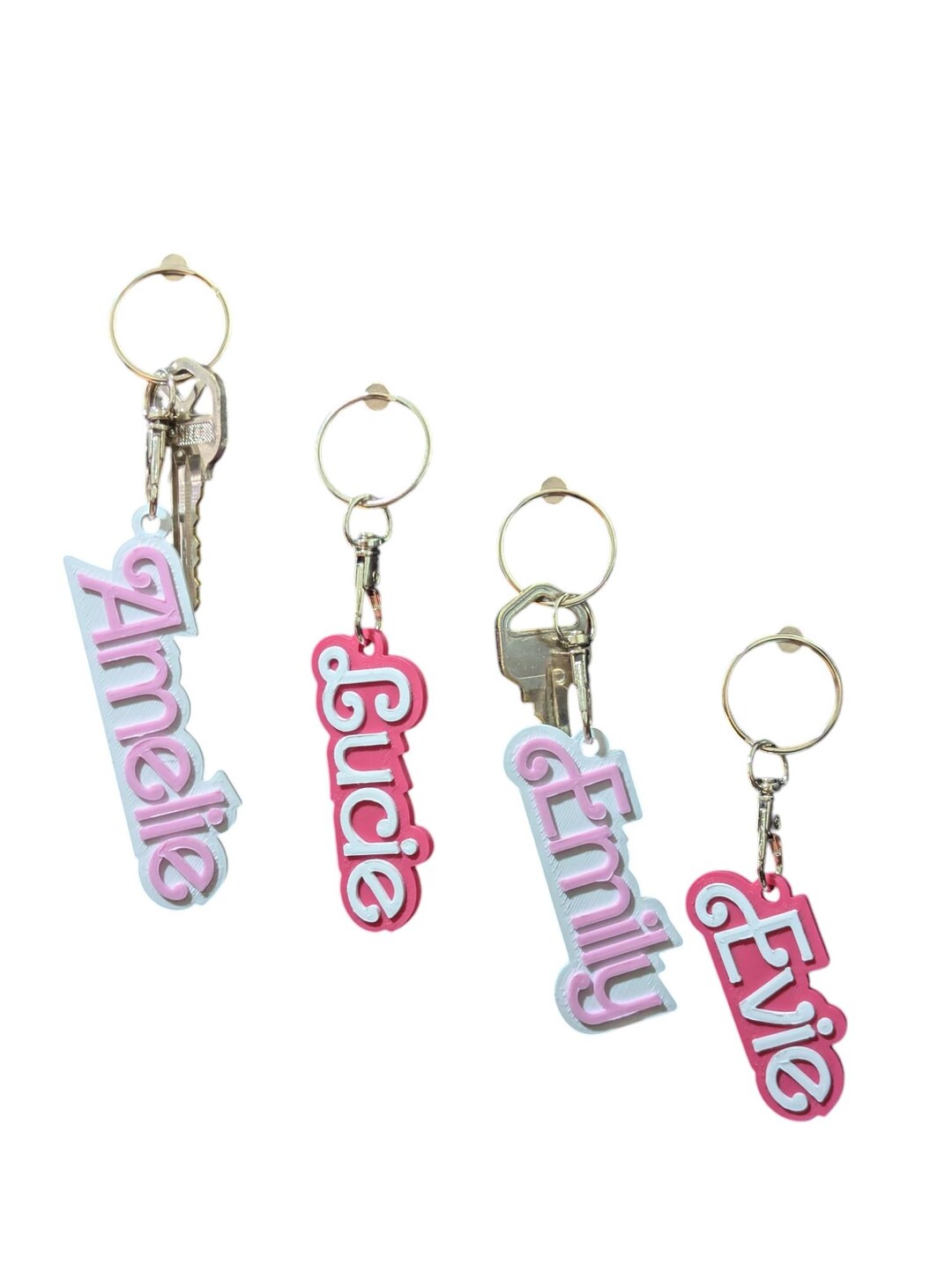 Barbie Inspired Key Tag - Etsy