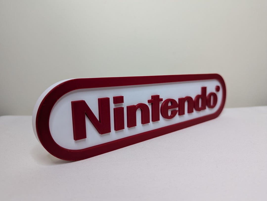 Nintendo Logo Sign - Etsy