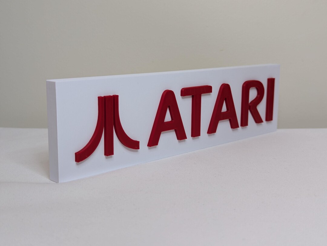 Atari 2 Logo Sign Display Plaque - Etsy