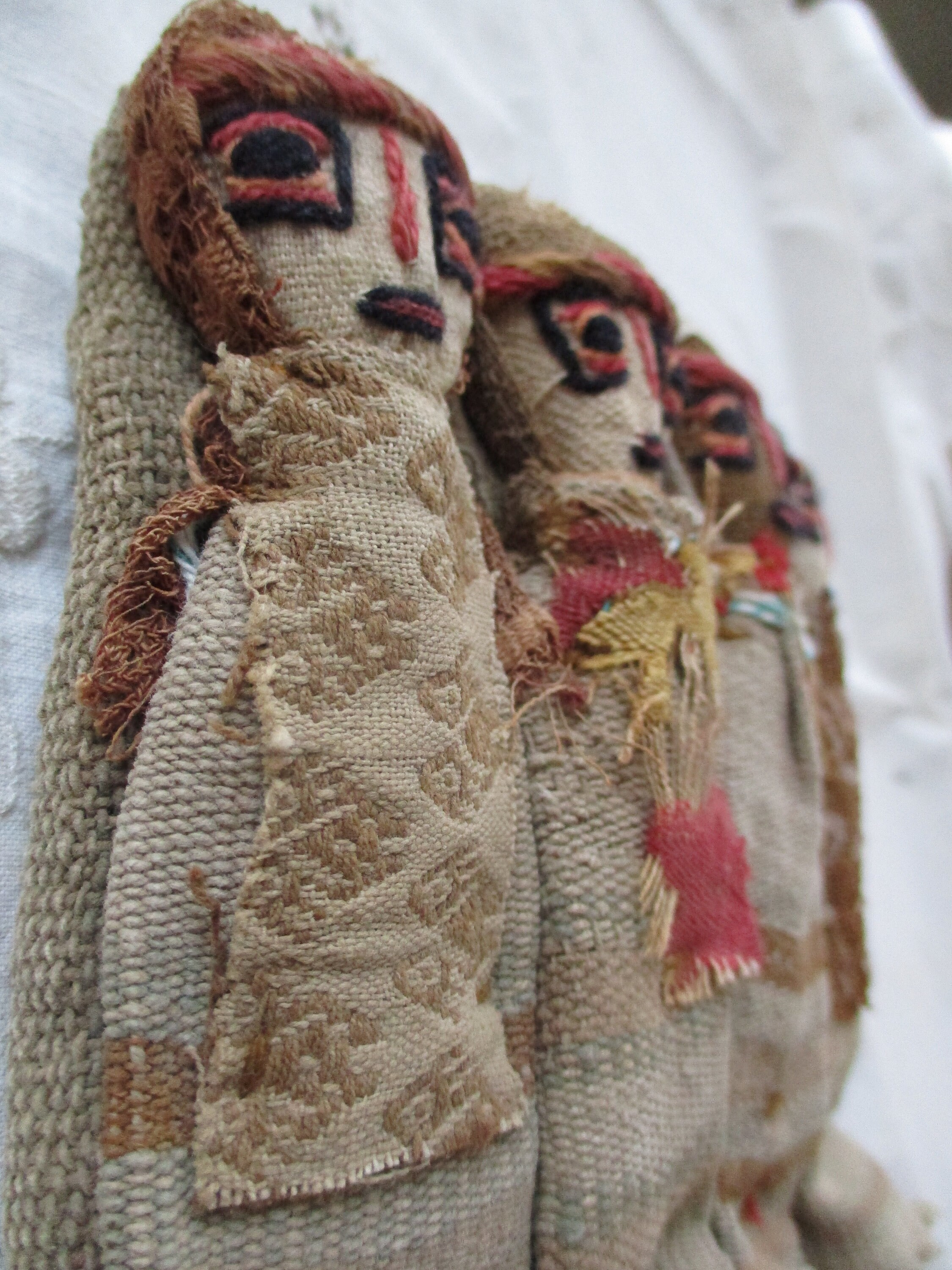 Antique Peruvian Chancay Dolls Burial Cloth Dolls Set of - Etsy