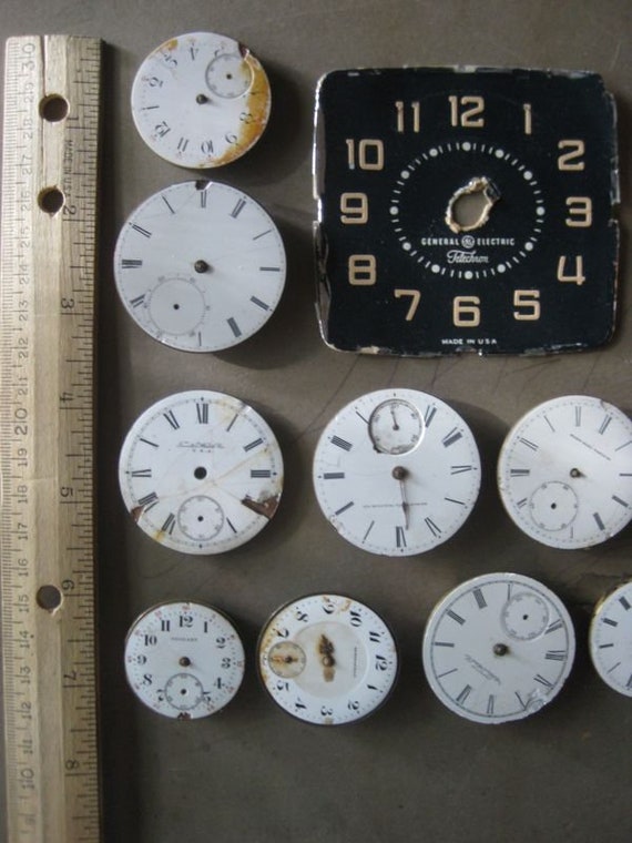 porcelain clock faces enamel - Gem