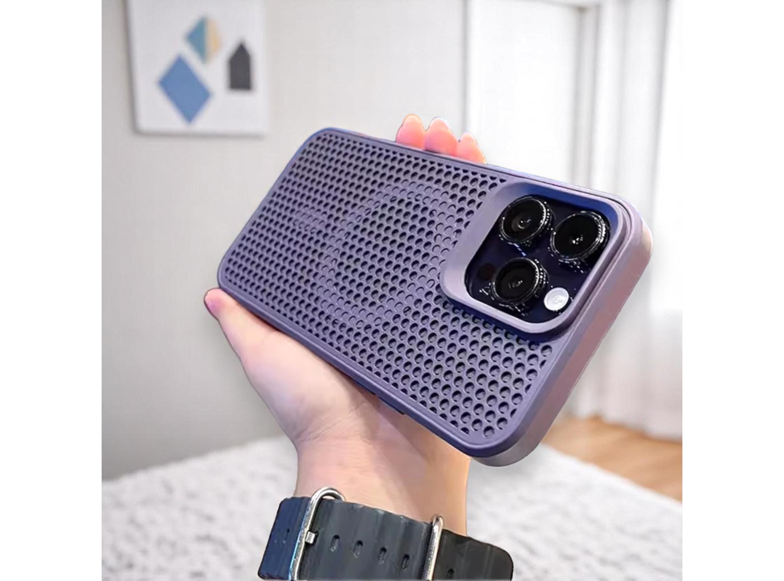 Magsafe Wireless Charging Phone Case, Breathable Mesh Design Cover With ...