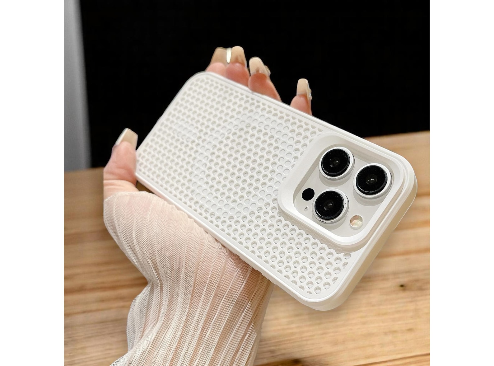 Magsafe Wireless Charging Phone Case, Breathable Mesh Design Cover With ...