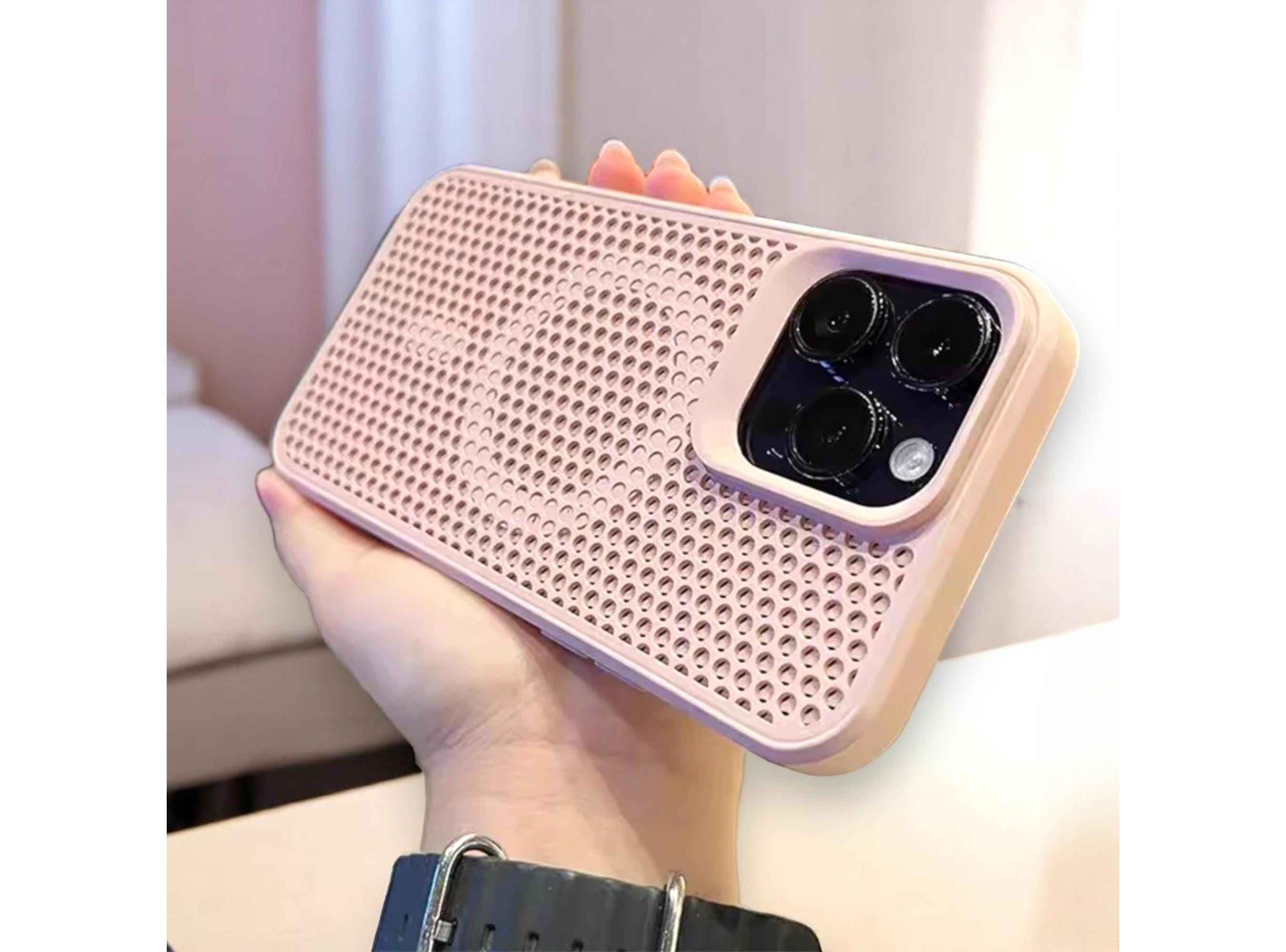 Magsafe Wireless Charging Phone Case, Breathable Mesh Design Cover With ...