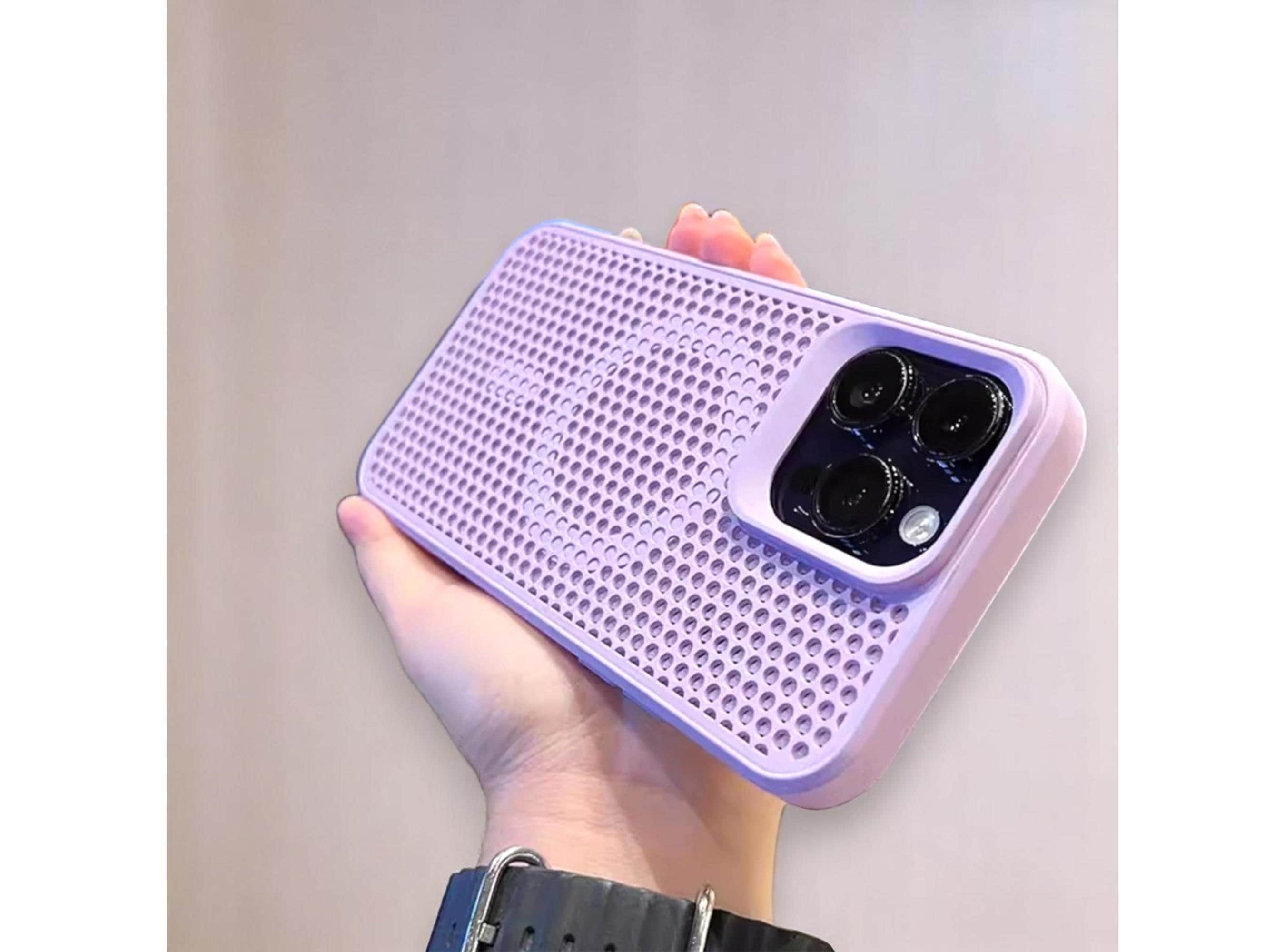 Magsafe Wireless Charging Phone Case, Breathable Mesh Design Cover With ...