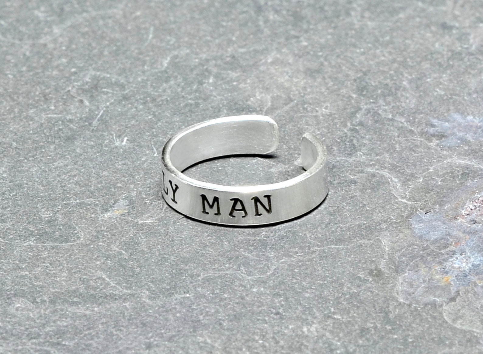 Sterling Silver Men's Toe Ring for a Touch Manly Man | Etsy