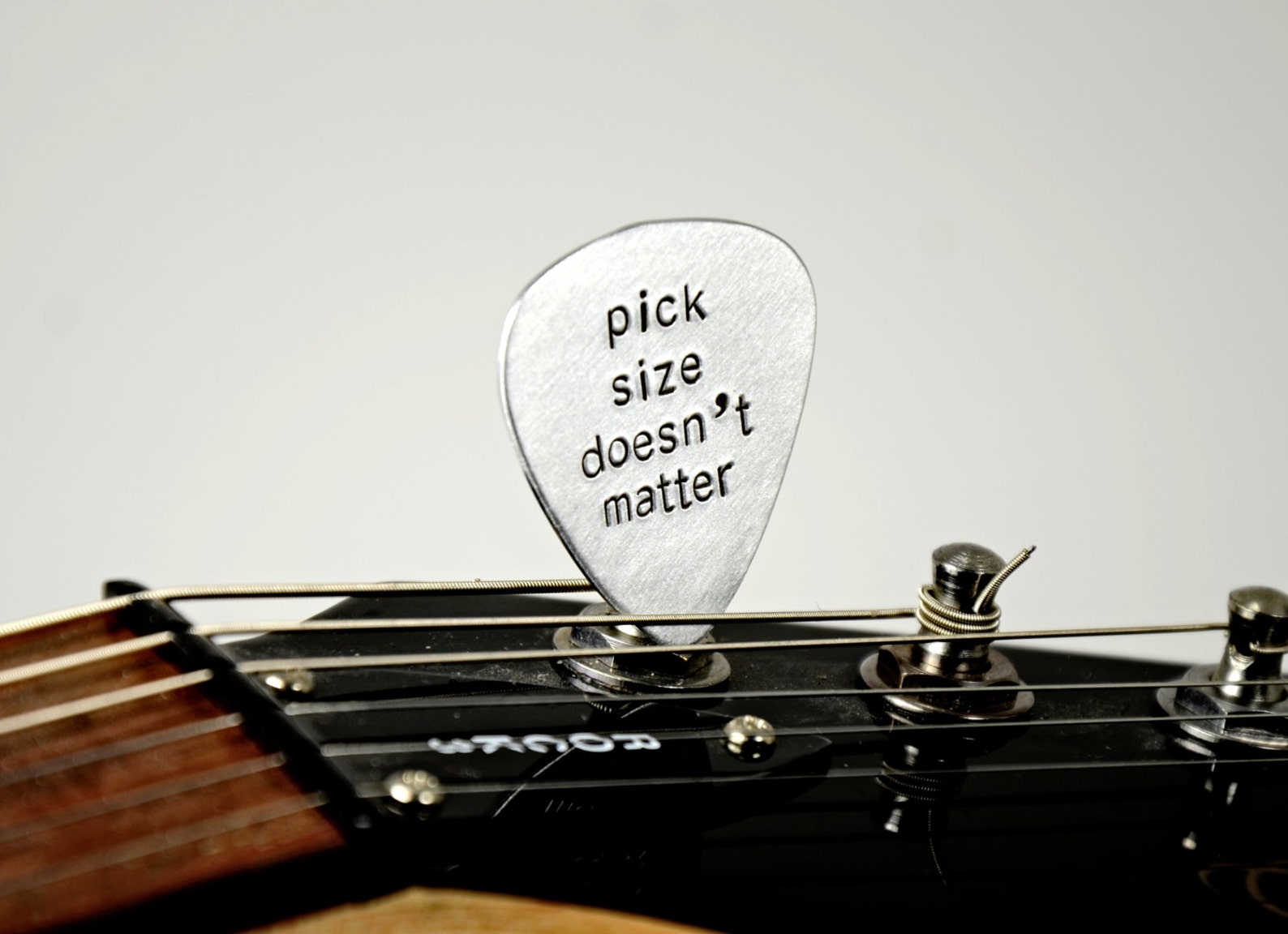 Aluminum Guitar Pick Handmade and Stamped With Pick Size | Etsy