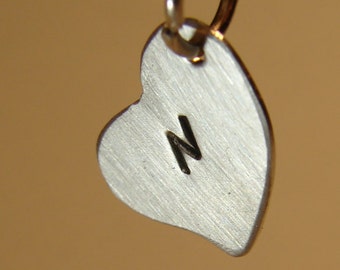 925 Sterling Silver Round Monogram Charm 10mm to 18mm - Etsy