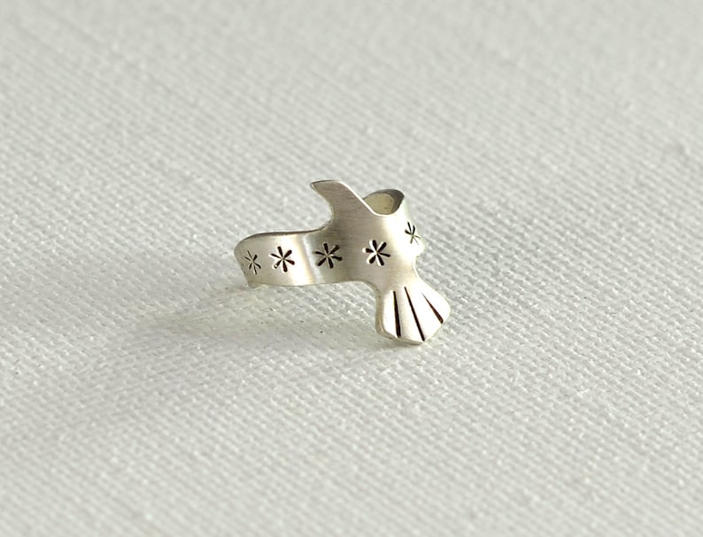 Silver Bird Ear Cuff Silver Ear Cuff Ear Wrap No Hole | Etsy