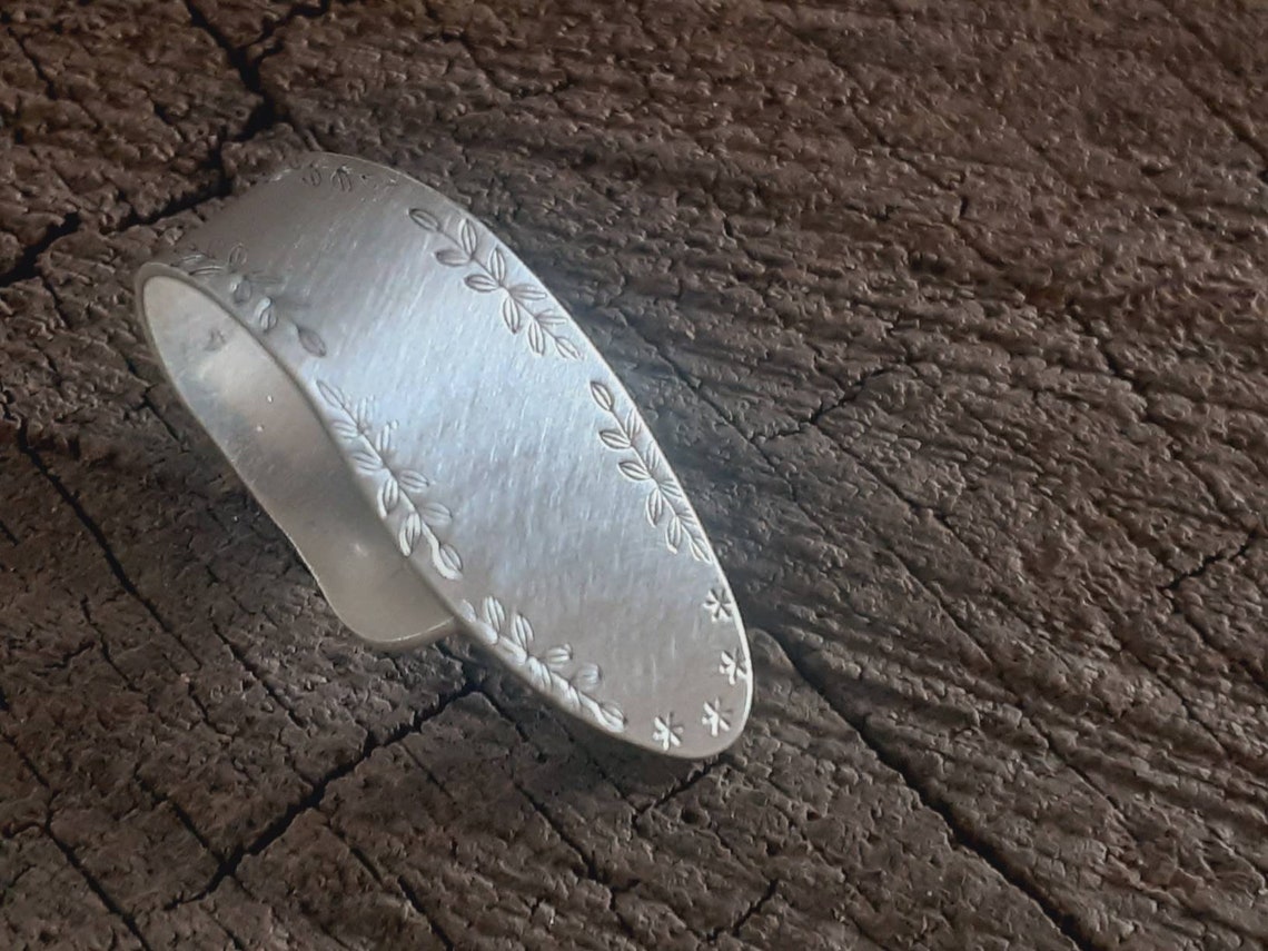 Sterling Silver Thumb Pick Customized With Your Initials - Etsy