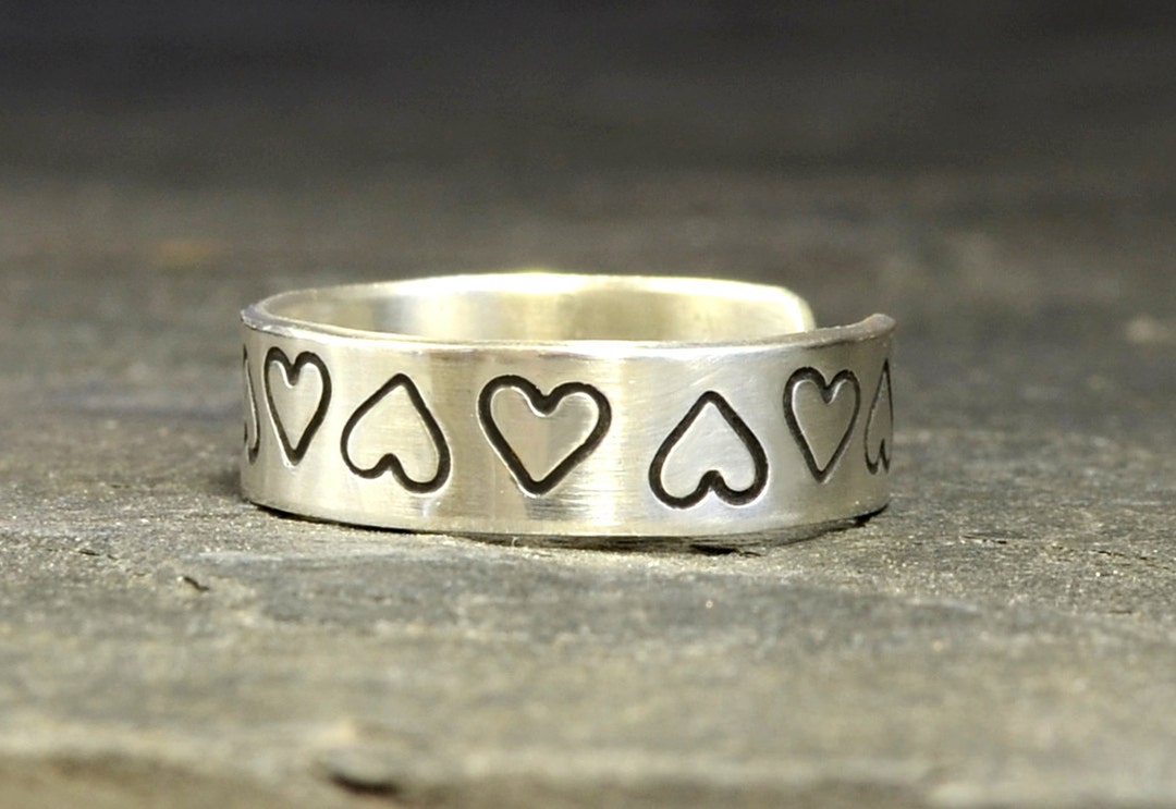 Sterling Silver Heart Toe Ring for Spreading the Love – Solid 925 ...