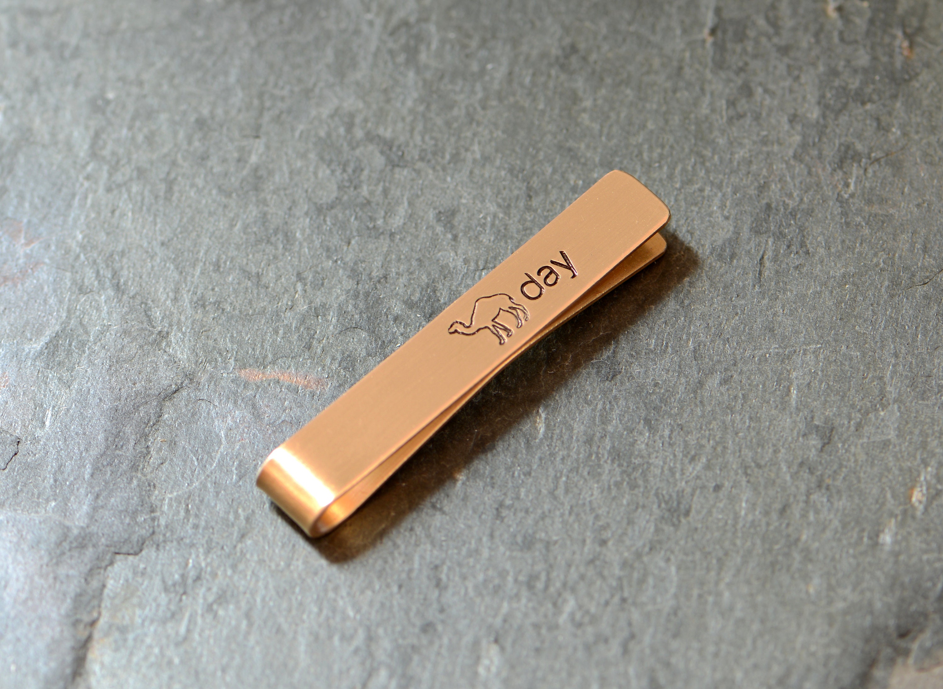 Copper Tie Bar for Hump Day - Camel Tie Clip - Etsy