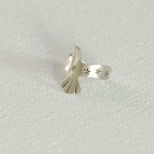 Silver Bird Ear Cuff - Silver Ear Cuff - Ear Wrap - No Hole Earring ...