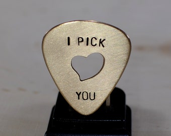 Gold Guitar Pick - Etsy