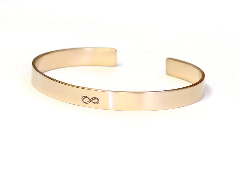 Bronze Infinity Cuff Bracelet for Everlasting Love - BBR11201815 - Etsy