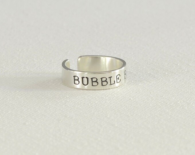 Silver Toe Ring With Bubble Butt - Funny Gift for Her - Etsy