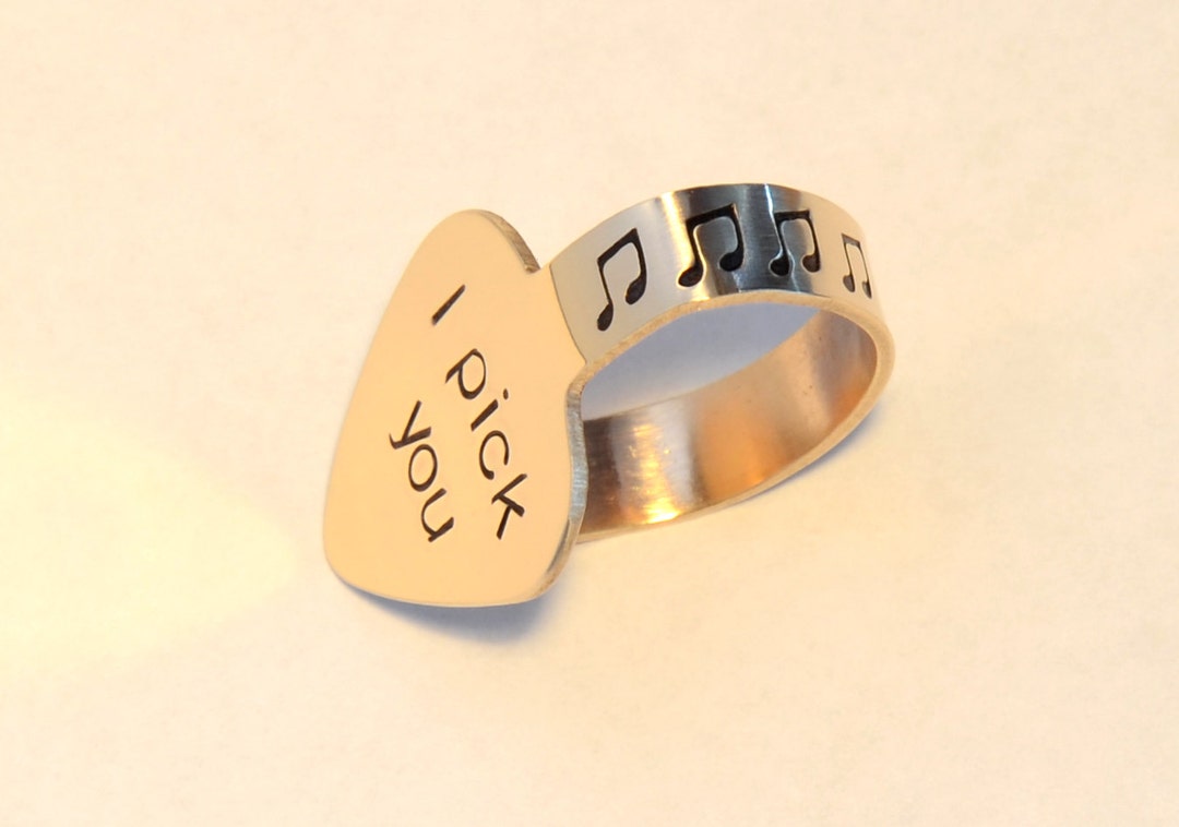 I Pick You Bronze Thumb Pick – Custom and Personalized Finger and Thumb ...