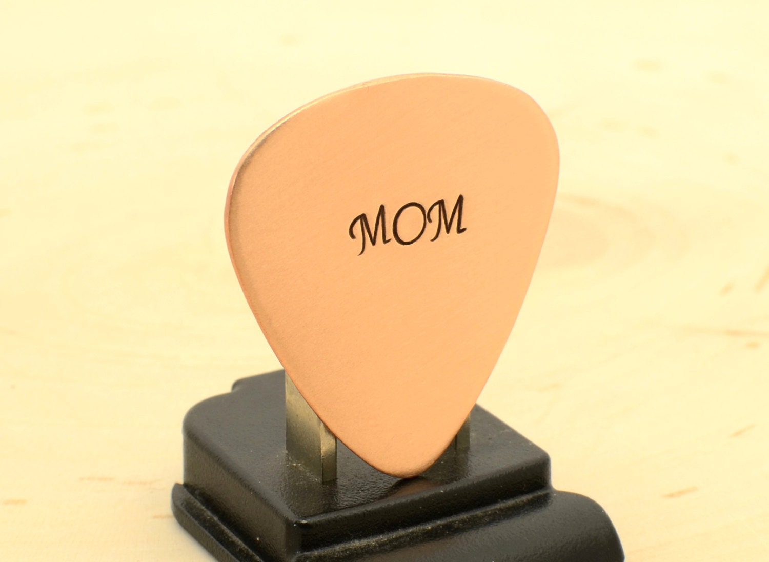 Copper Guitar Pick for a Rocking Mom GP931 - Etsy