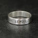 Sterling Silver Ring With I Am Strong - Customizable - Make It Your Own ...