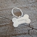 Silver Dog Tag in Shape of Bone - Etsy
