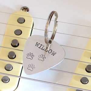 Aluminum Guitar Pick Dog Tag for a Rock’n Pup - Etsy