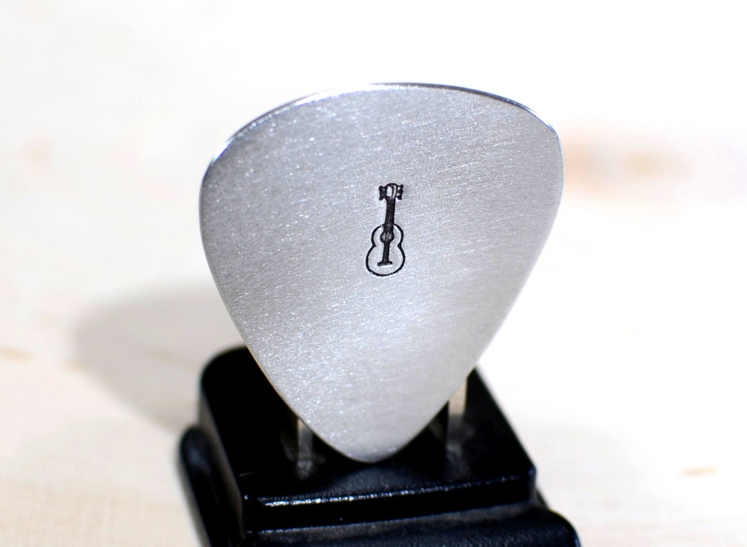 Guitar Pick Handmade in Aluminum for Some Serious Picking - GP207 - Etsy