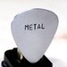 Metal Guitar Pick Handmade From Aluminum for Playing Extra Loud and ...
