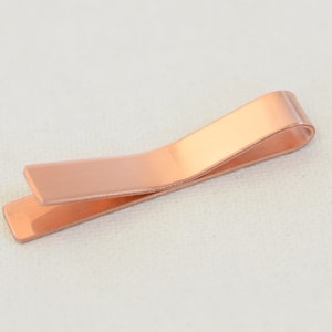 Ruler Tie Clip – Copper Measuring Stick Tie Bar - Etsy