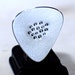 Aluminum Guitar Pick With Hammered Texture for Added Grip and Subtle ...