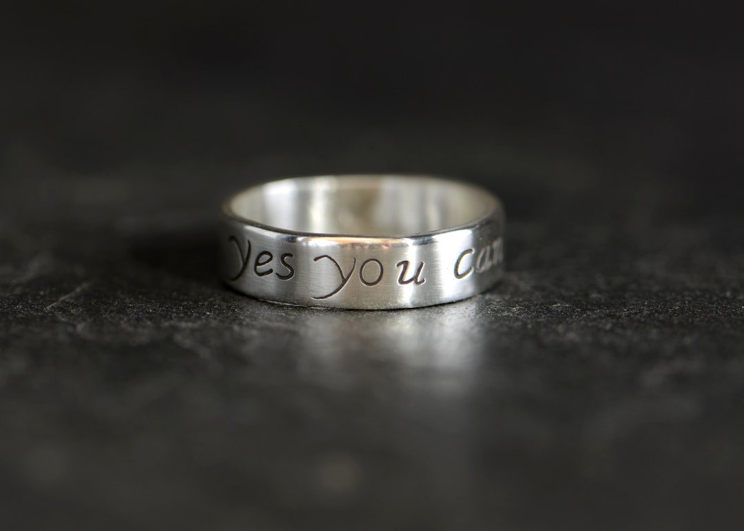 Yes You Can Inspiration Ring in Sterling Silver for Those Times When ...