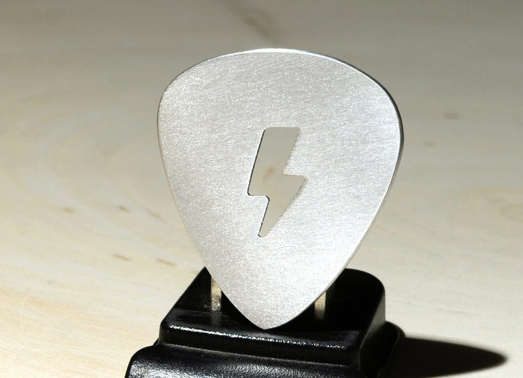 Lightning Bolt Guitar Pick Handmade to Charge Your Music With Energy - Etsy