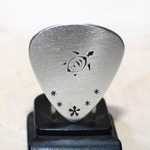 Sterling Silver Sea Turtle Guitar Pick for Peace and Tranquillity - 925 ...