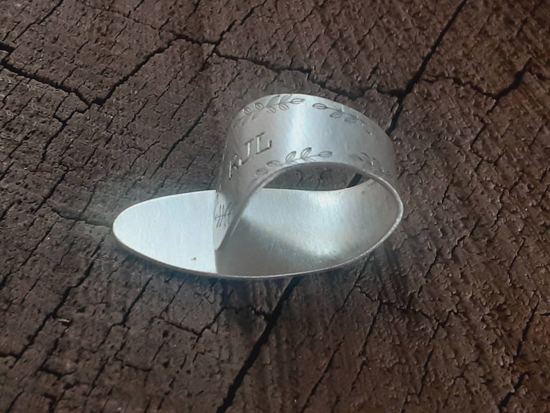 Sterling Silver Thumb Pick Customized With Your Initials - Etsy