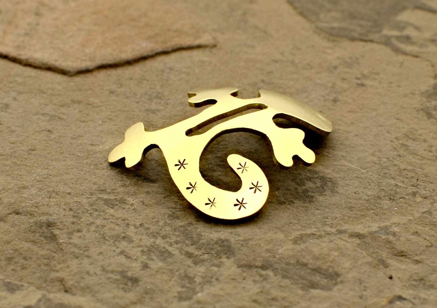 Lizard Guitar Pick Stand in Brass Custom Pick Stands and - Etsy