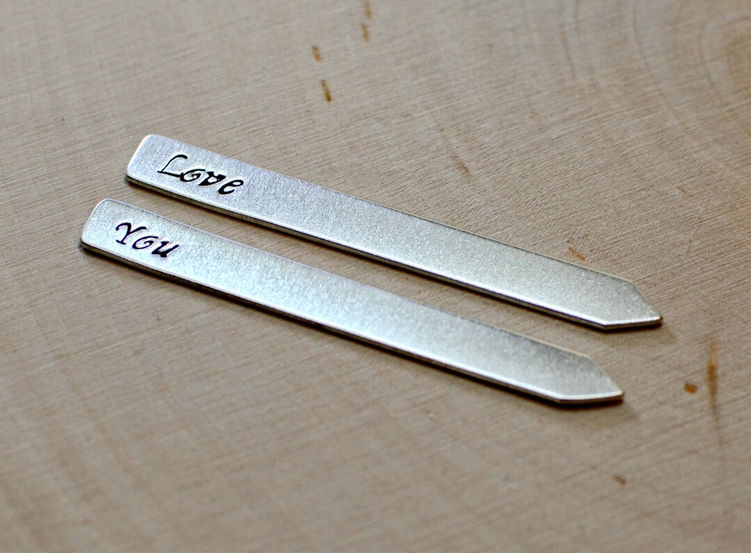 Love Collar Stays in Aluminum and Sterling Silver for Gifts of Love or ...