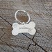 Silver Dog Tag in Shape of Bone - Etsy