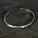 Sterling Silver Half Round Cuff Bracelet With Southwestern Pattern ...