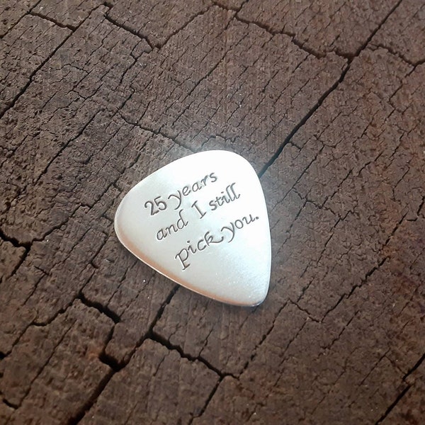 Silver Guitar Picks - Etsy
