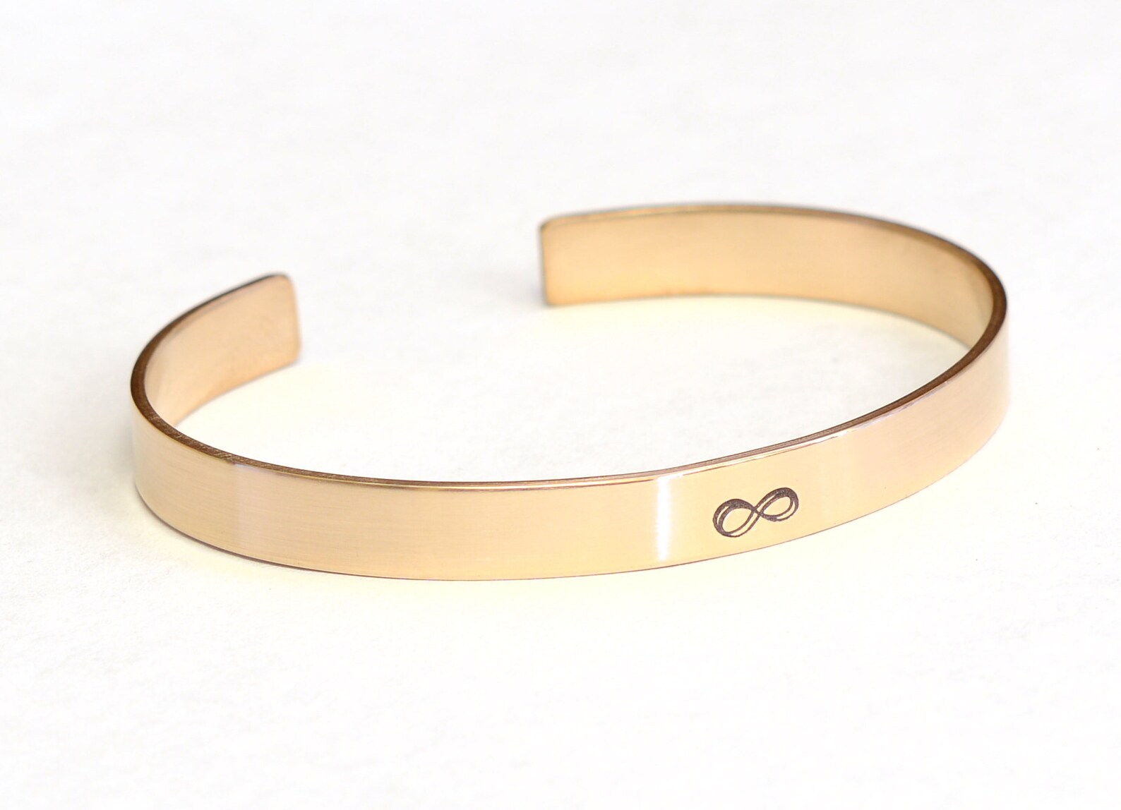 Bronze Infinity Cuff Bracelet for Everlasting Love - BBR11201815 - Etsy