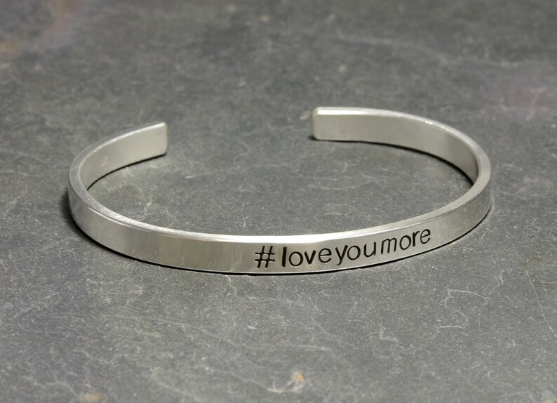 Hashtag Bracelet in Sterling Silver for You to Personalize - Etsy