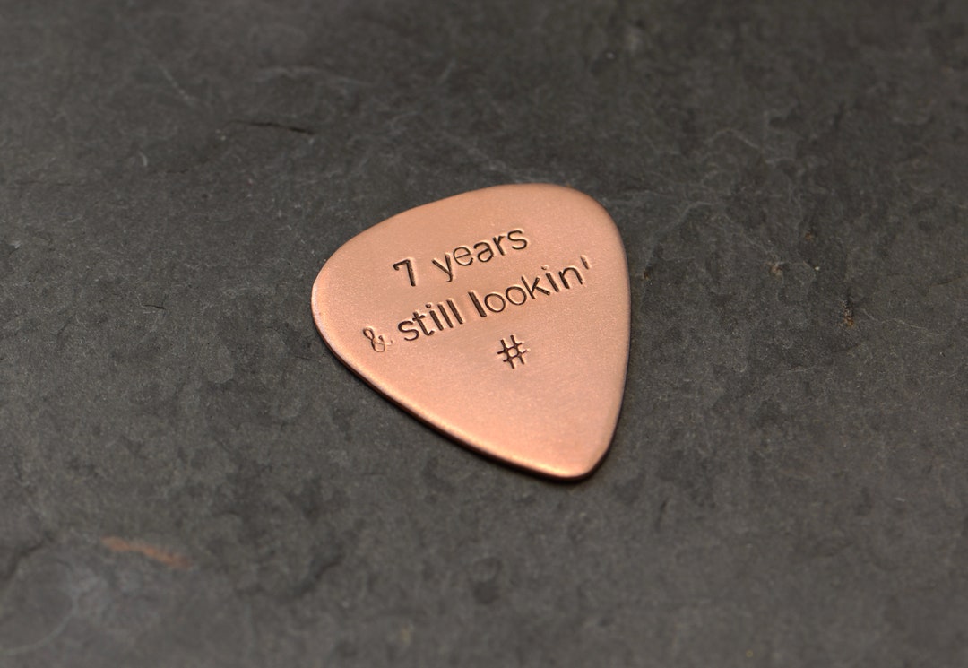 Copper Guitar Pick - Playable - Still Looking Sharp - Copper ...
