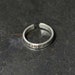 Dainty Sterling Silver Toetally Crazy Toe Ring - Pun and Funny Toe Ring ...