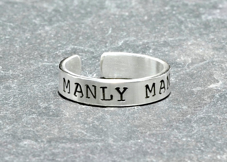 Sterling Silver Men's Toe Ring for a Touch Manly Man - Etsy