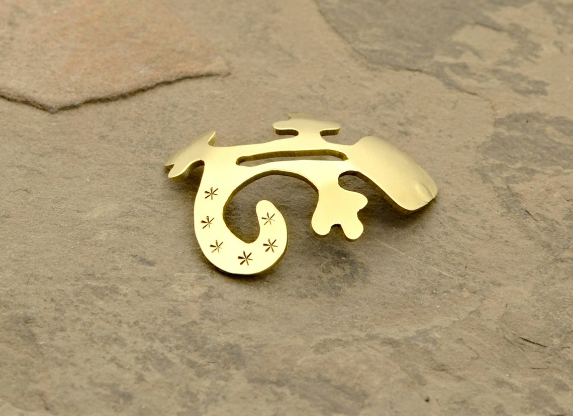 Lizard Guitar Pick Stand in Brass Custom Pick Stands and - Etsy